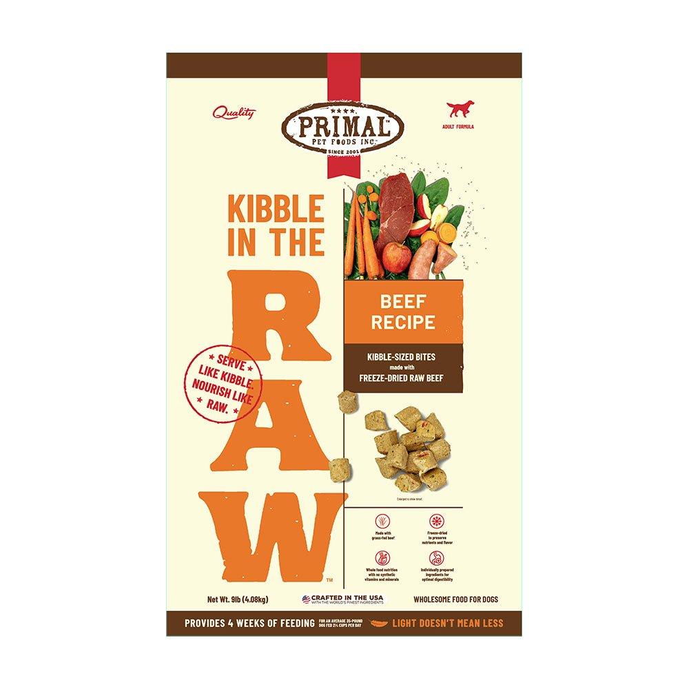 Primal Kibble in the Raw - Canine Beef Recipe – Rocky & Maggie's | Pet ...