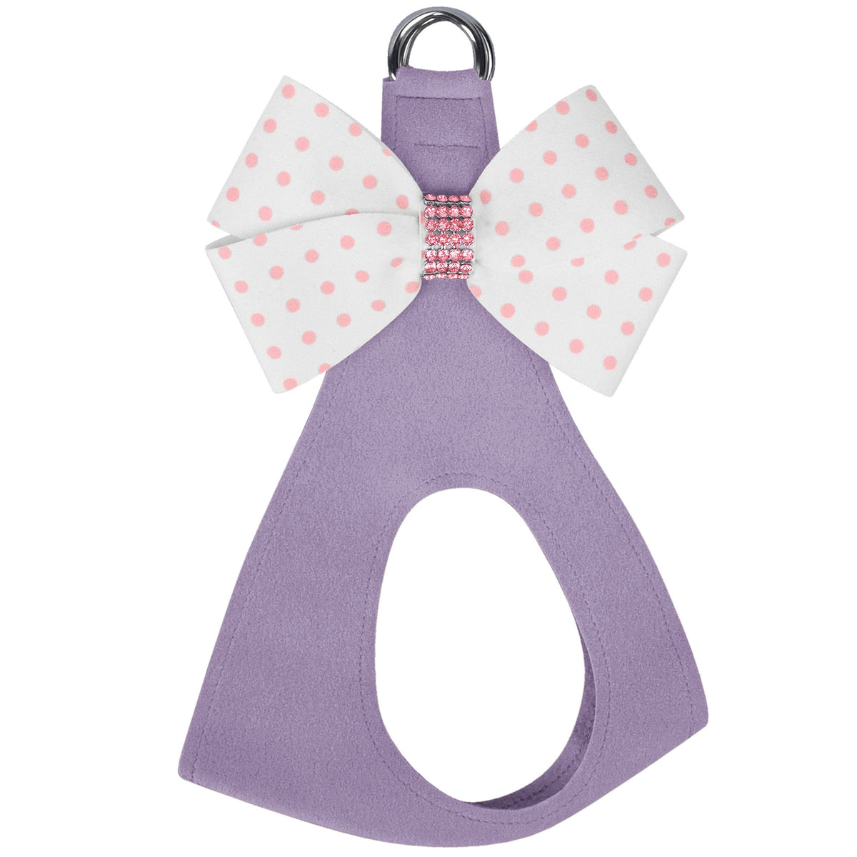 Polka Dot Nouveau Bow Step-In Harness with Pink Giltmore | Susan Lanci ...