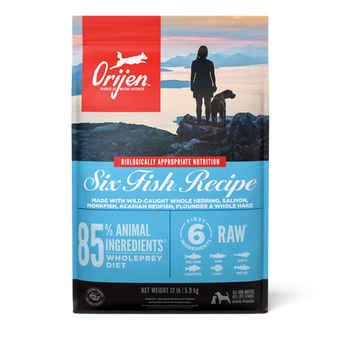 ORIJEN Six Fish Dog Food from Champion Petfoods – Rocky & Maggie's ...