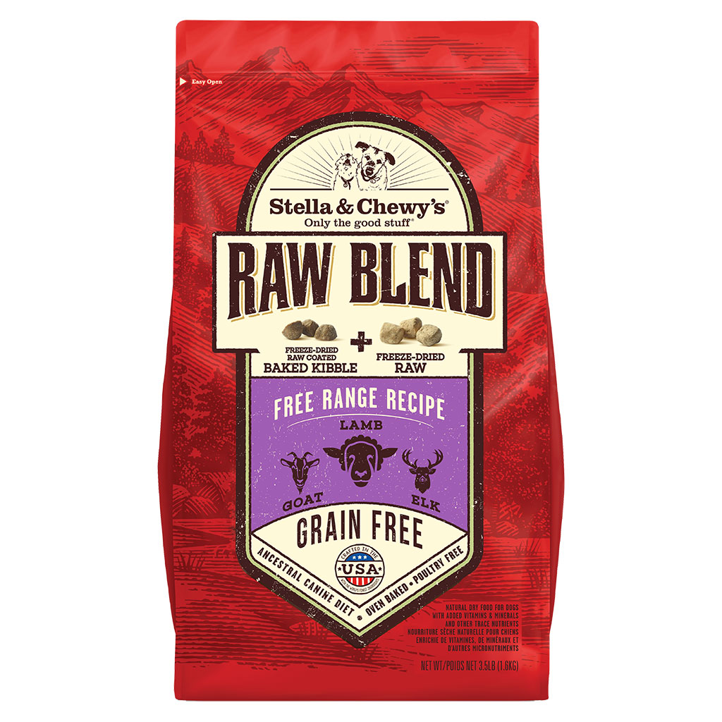 Stella and Chewy's Free-Range Grain-Free Raw Blend Baked Kibble Dry Do ...
