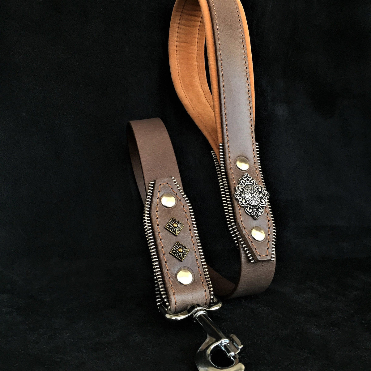 The ''Aztec'' leash GREY – Rocky & Maggie's | Pet Grooming, Dog and Cat ...