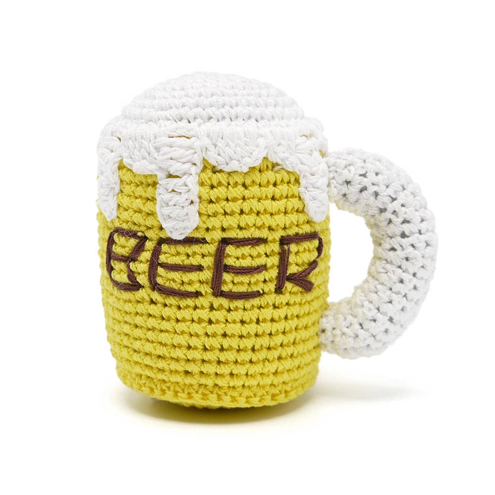 Crochet Beer Mug Dog Toy from Dogo Pet – Rocky & Maggie's