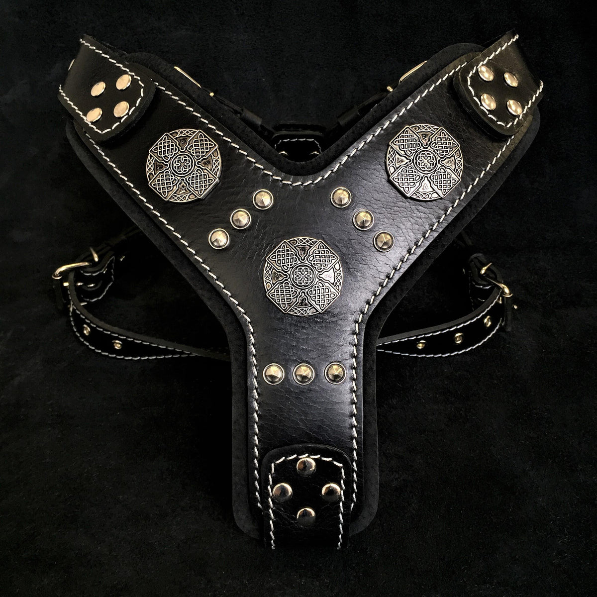 The "Maximus" silver harness – Rocky & Maggie's
