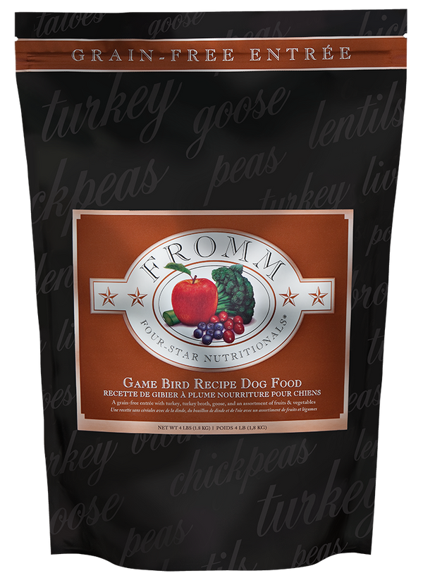 Four-Star Grain-Free Game Bird Recipe Dry Dog Food from Fromm – Rocky ...