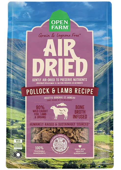 Open Farm Air Dried Pollock & Lamb – Rocky & Maggie's | Pet Grooming ...