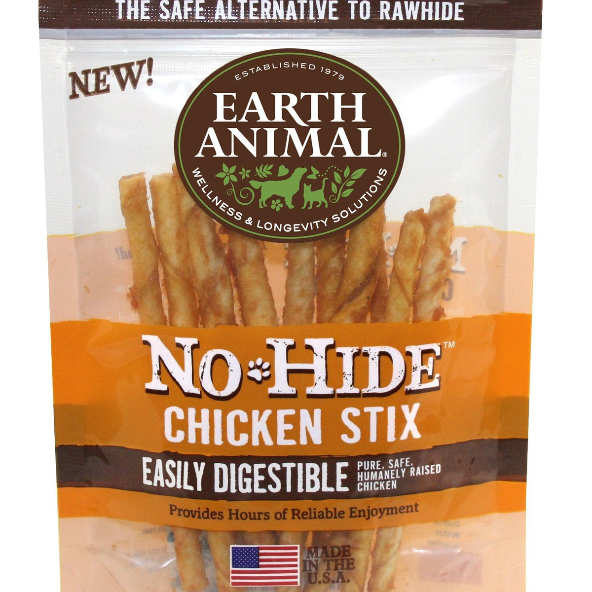 No-Hide Chicken Stix, 10/pack from Earth Animal – Rocky & Maggie's ...